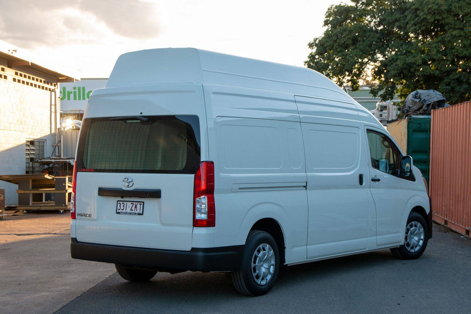 Professionally fitted Pop Top roof conversion Toyota HiAce LWB Post 19