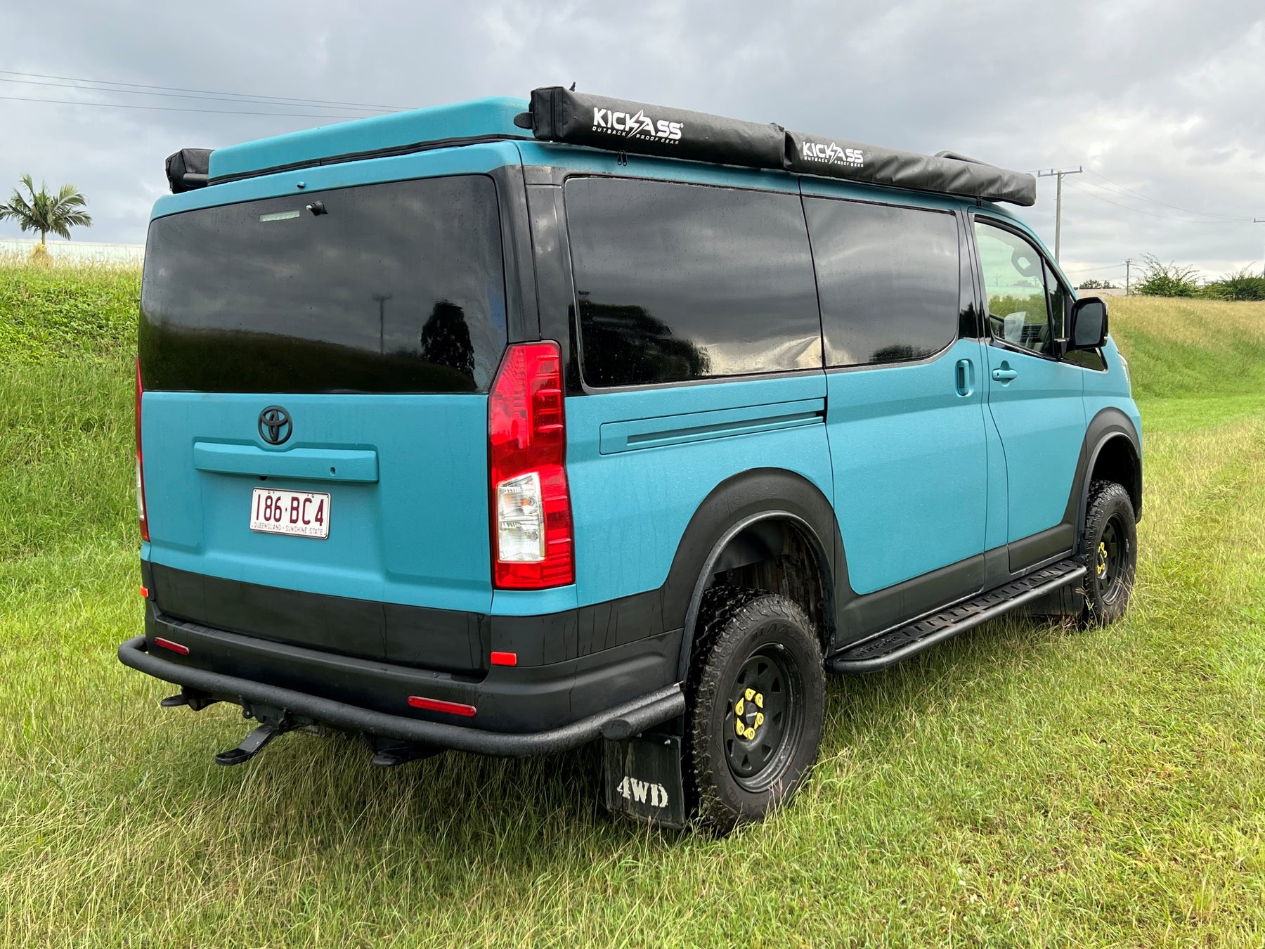 Professionally fitted Pop Top roof conversion Toyota HiAce LWB Post 19